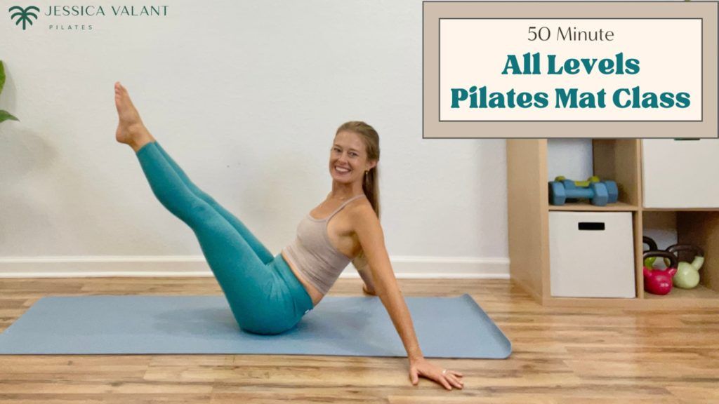 50 Minute All Levels Pilates Mat Class - Jessica Valant