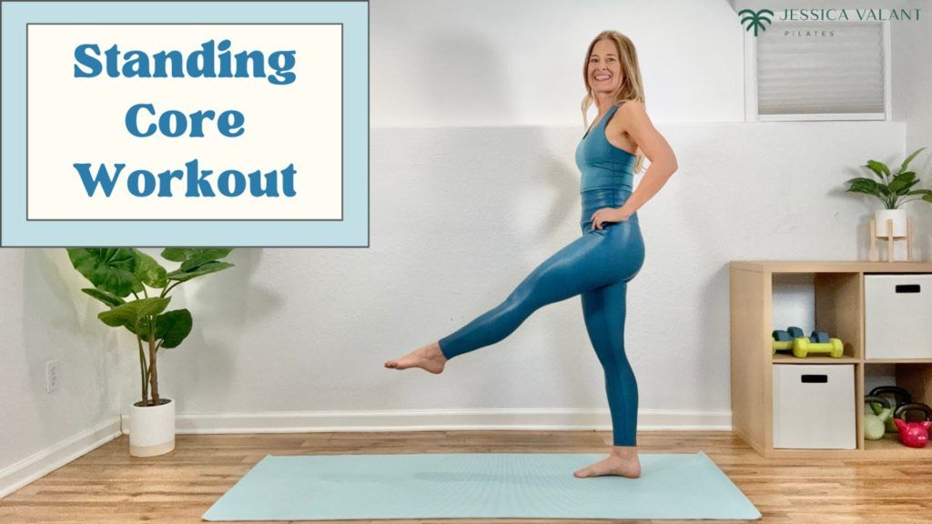 10 Minute Standing Core Workout - Jessica Valant