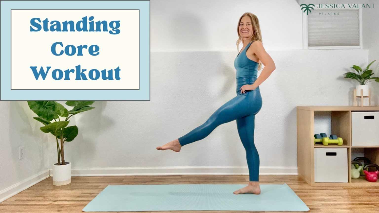 10 Minute Standing Core Workout - Jessica Valant