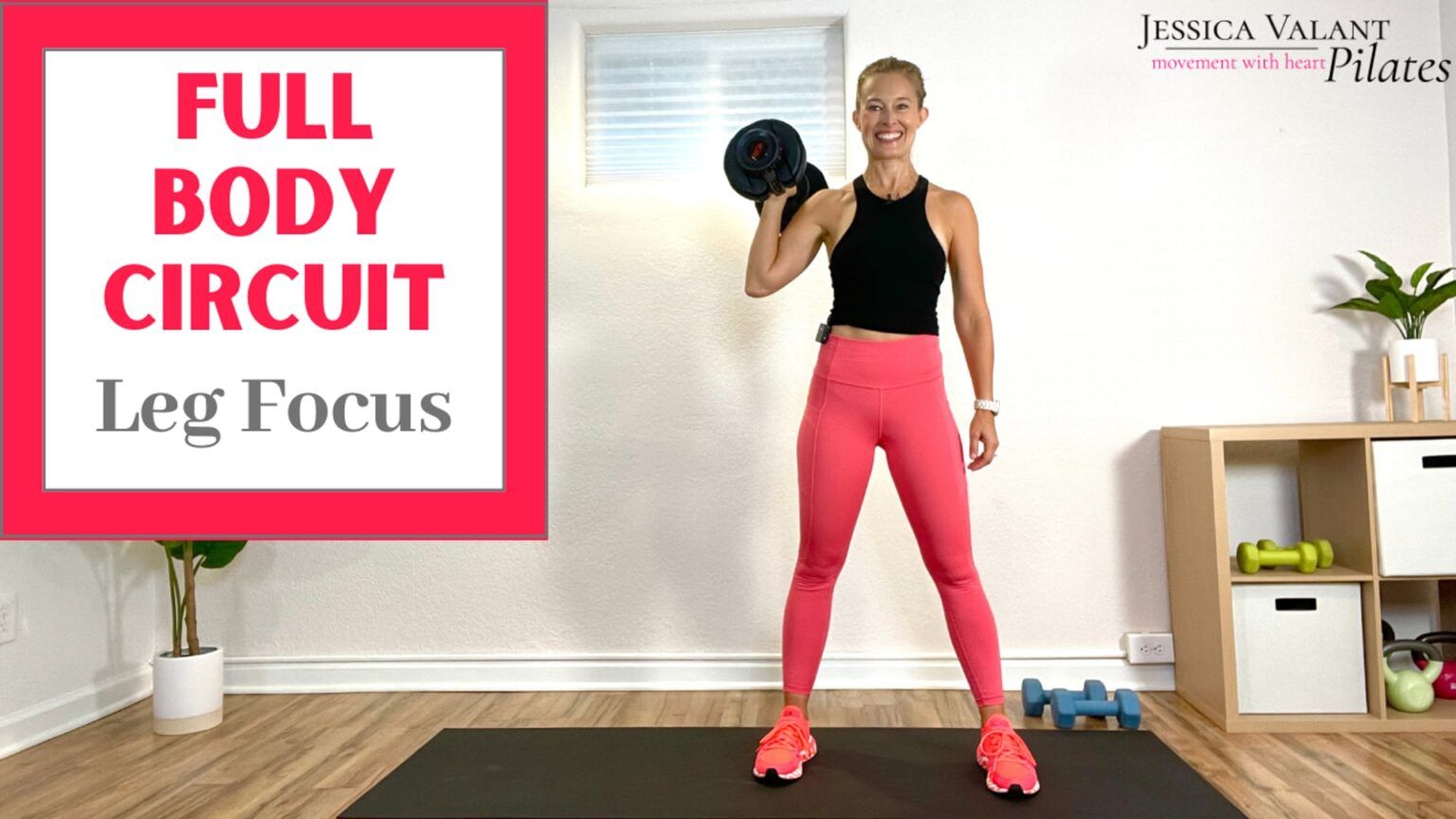 Full Body Circuit Workout - Leg Focus - Jessica Valant