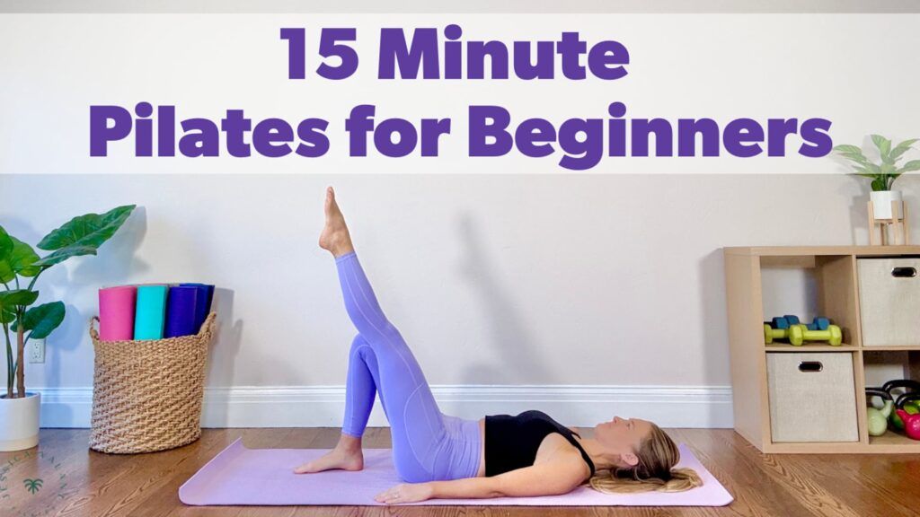 15 Minute Pilates for Beginners Workout - Jessica Valant