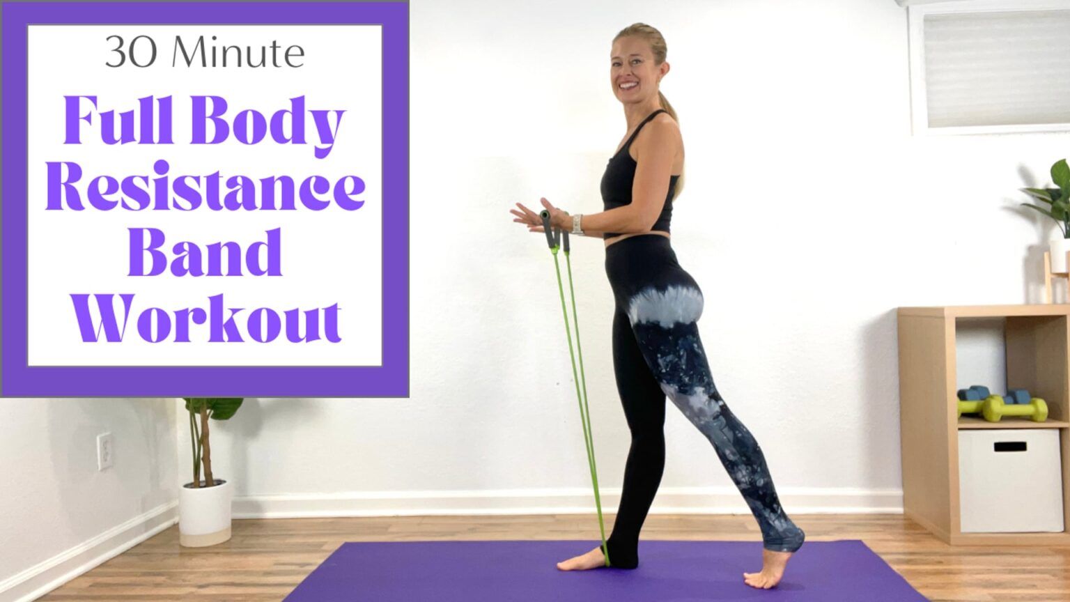 30 Minute Full Body Resistance Band Workout - Jessica Valant