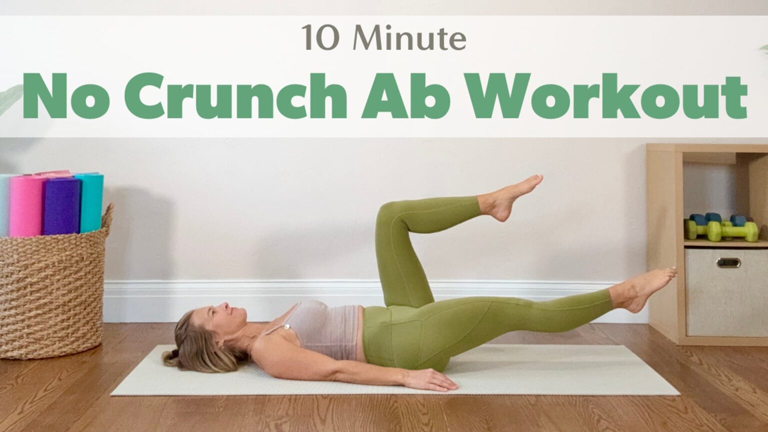 10 Minute No Crunch Ab Workout - Jessica Valant